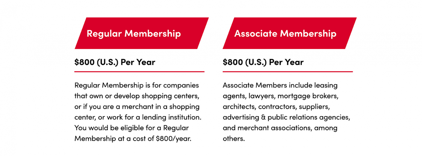 Member Types & Pricing | ICSC: International Council of Shopping Centers